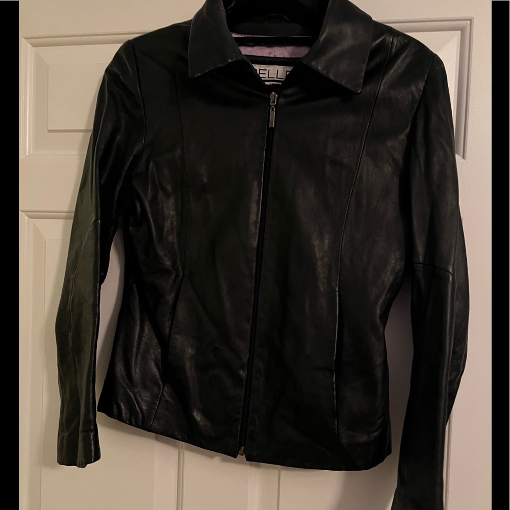 Pella Studio Wilson’s Black Leather Jacket Size Small - Gem